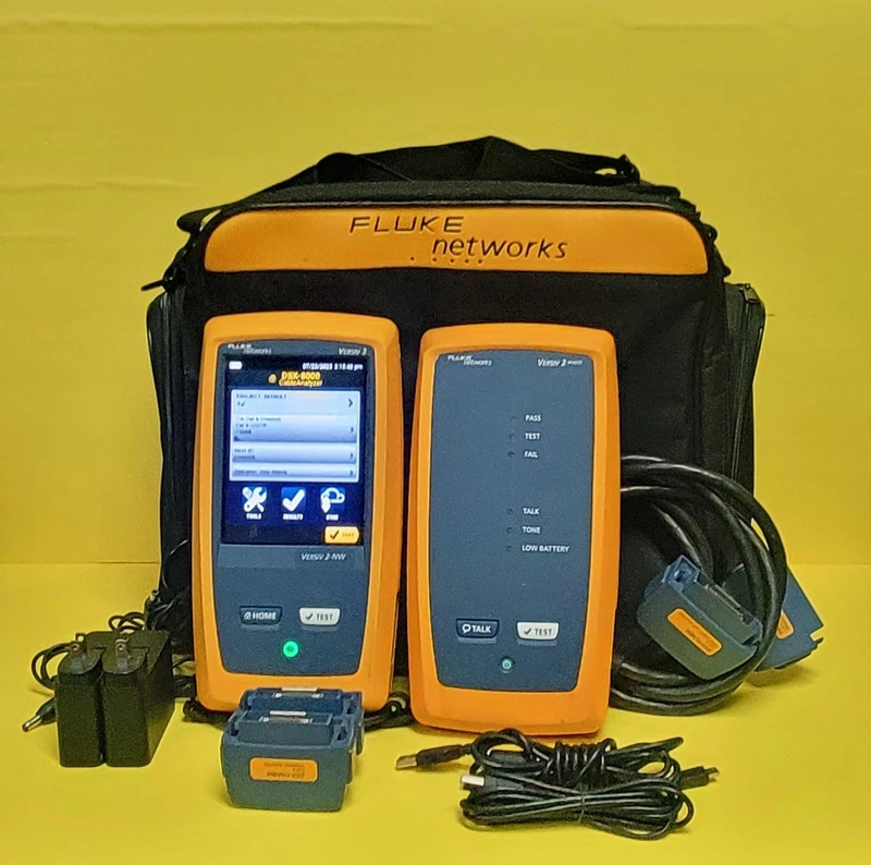 Fluke Networks DSX2-8000 Versiv 2 Cat8Cable Certifier Tester DSX-8000 ...